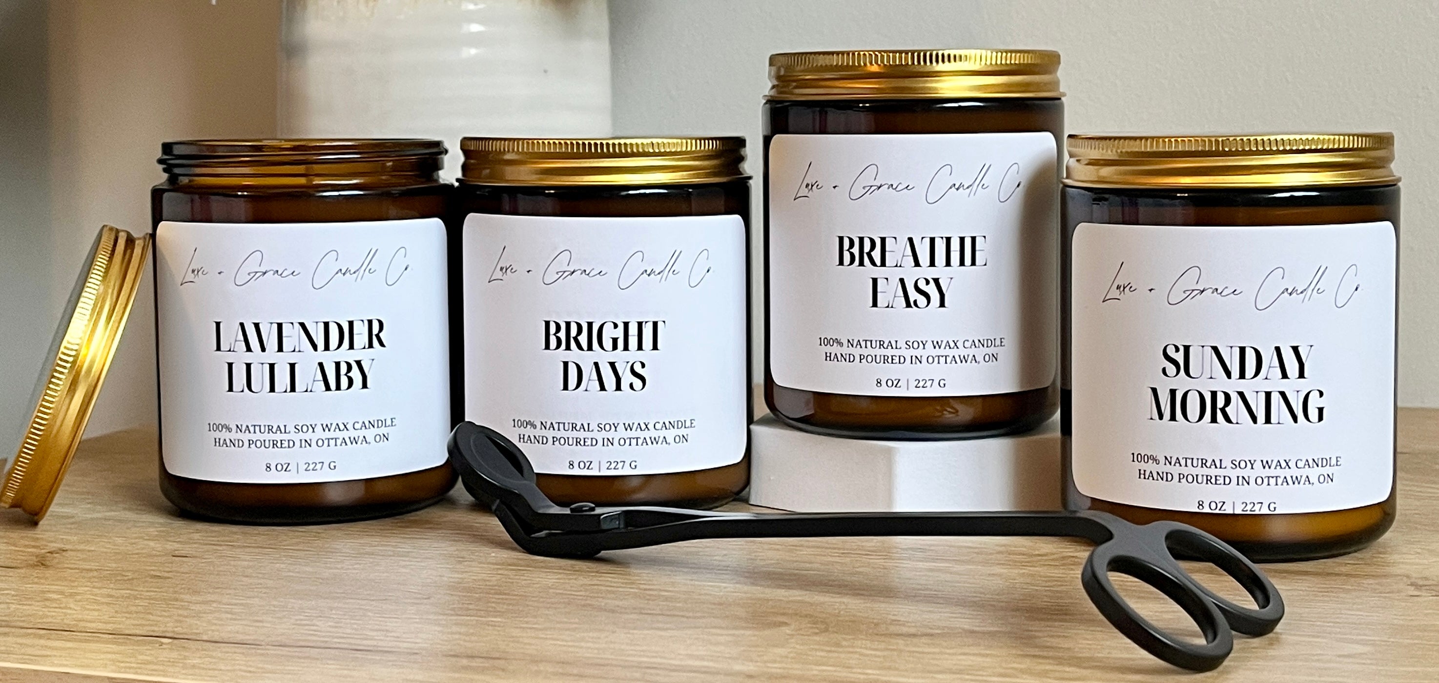 Luxe + Grace Candle Co. | Natural Soy Wax Candles